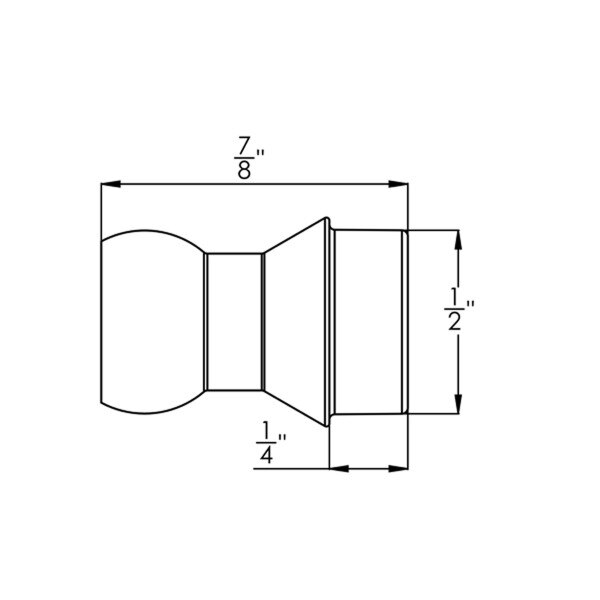 Loc-Line 49460 HAAS Short Lathe Adapter